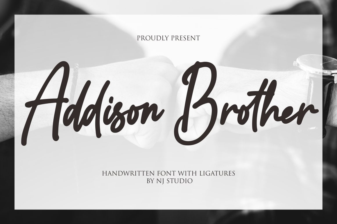 Addison Brother Handwritten Script Font - Cool Fonts Guru
