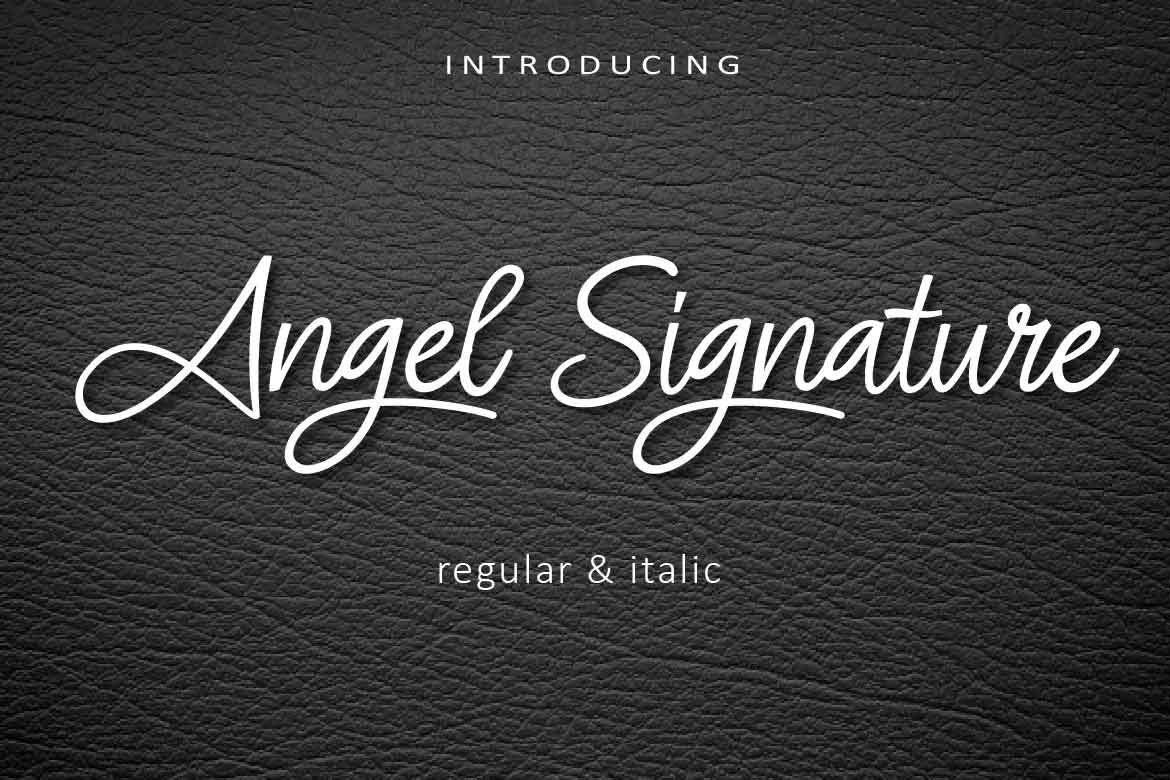 Angel Signature Font - Cool Fonts Guru