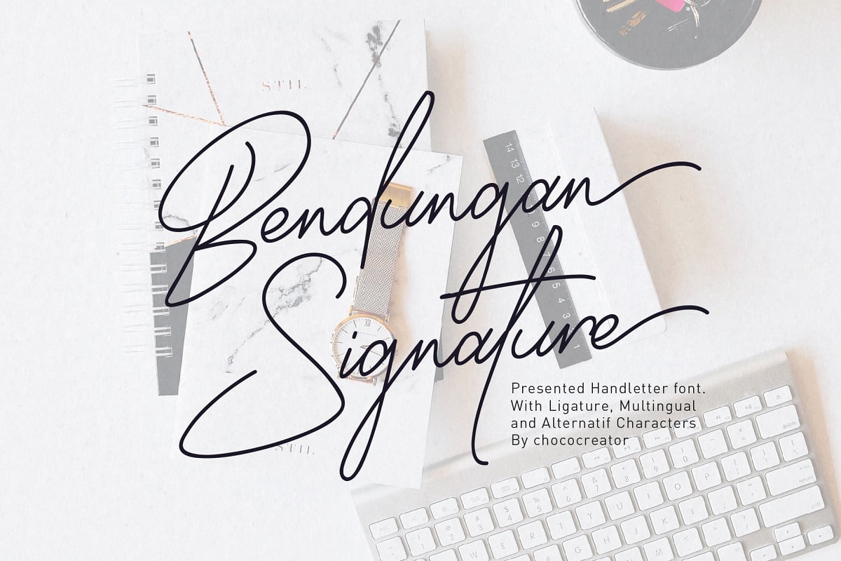 Bendungan Signature Font - Cool Fonts Guru