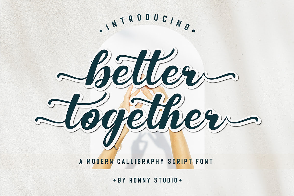Better Together Font - Cool Fonts Guru