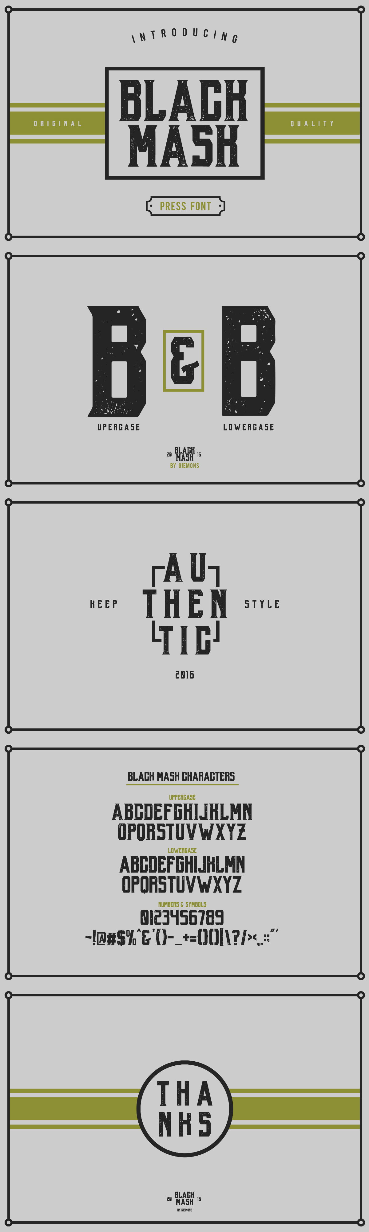 Black Mask Font - Cool Fonts Guru