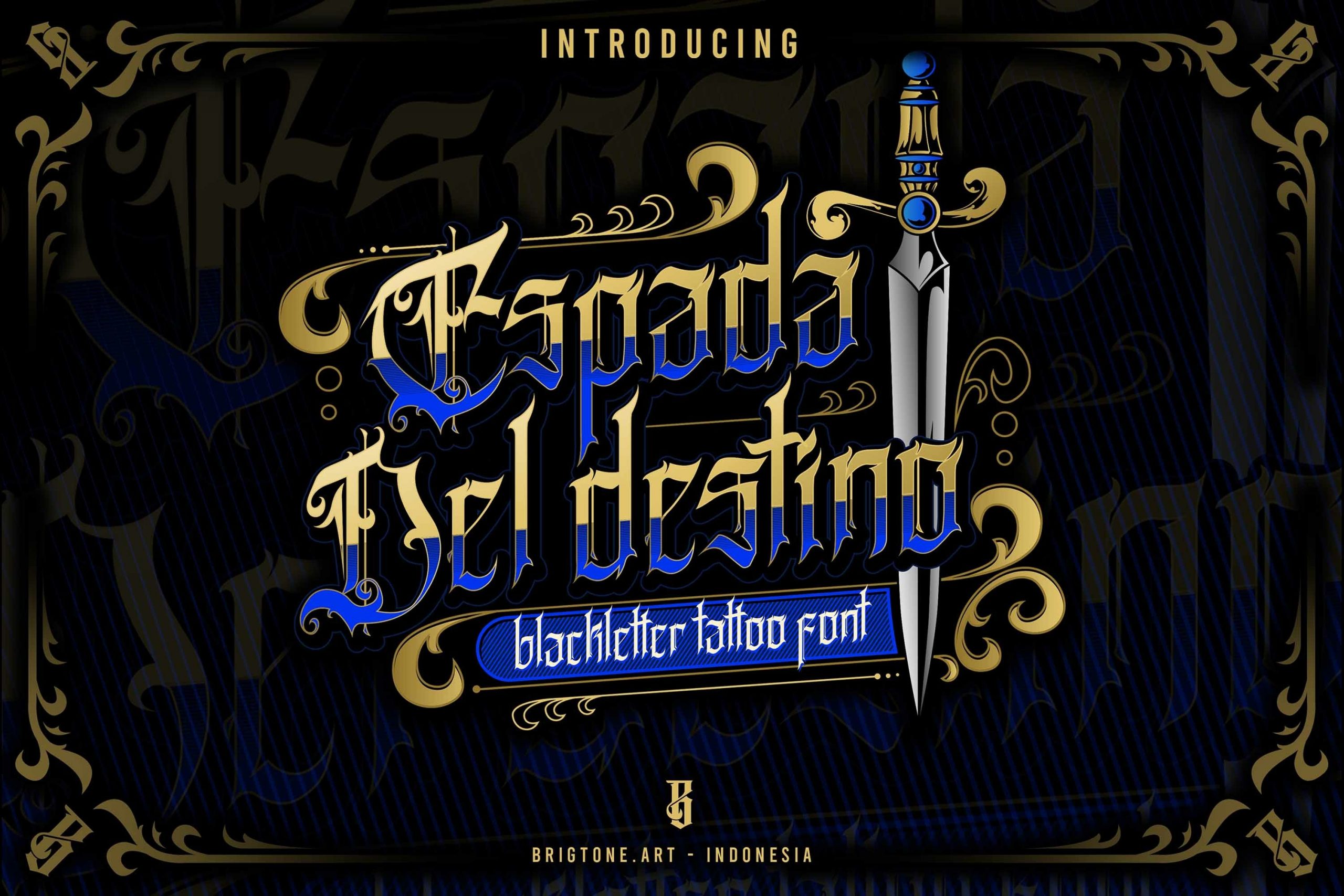 Espada Del Destino Font - Cool Fonts Guru
