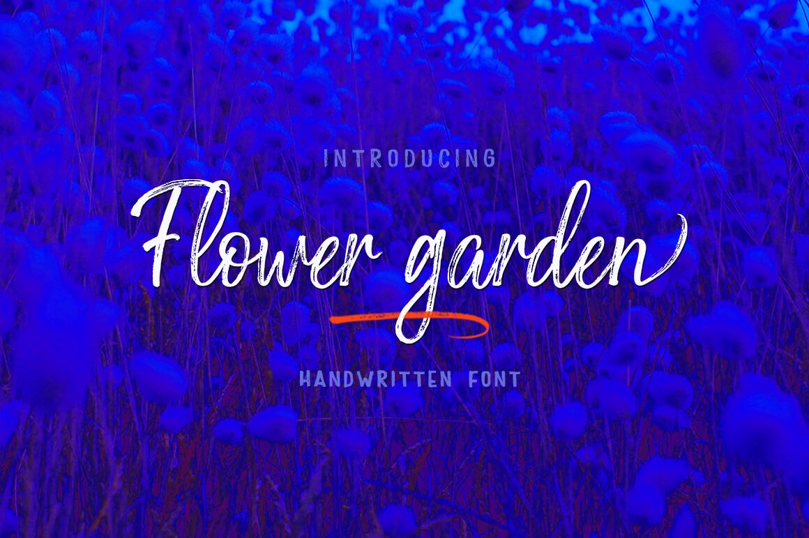 Flower Garden Font - Cool Fonts Guru