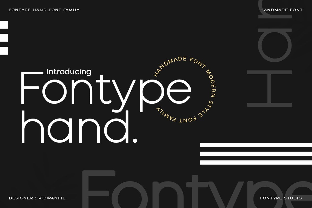 ype Hand Font - Cool Fonts Guru