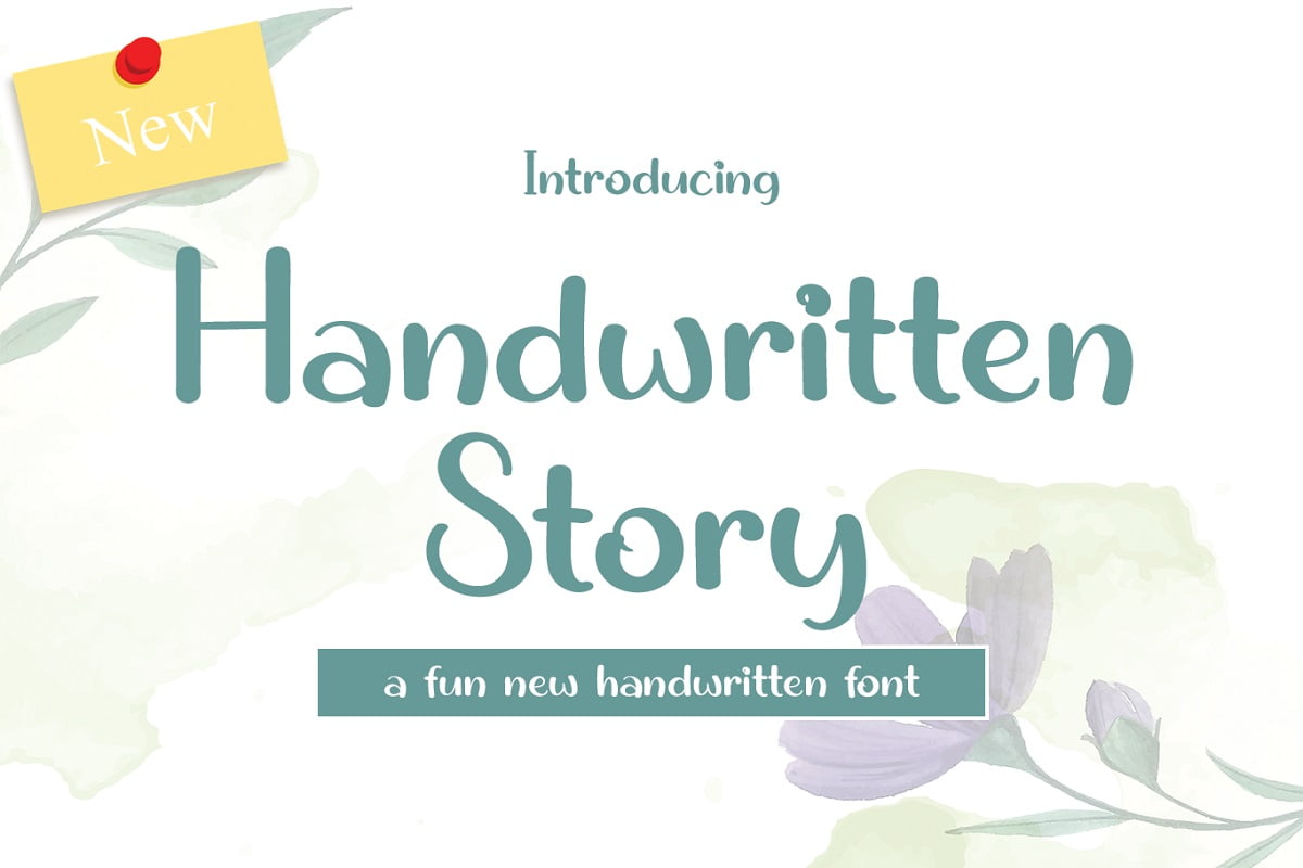 Handwritten Story Font - Cool Fonts Guru