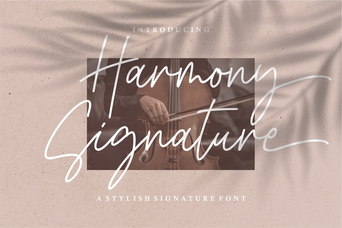 Harmony Signature Font - Cool Fonts Guru