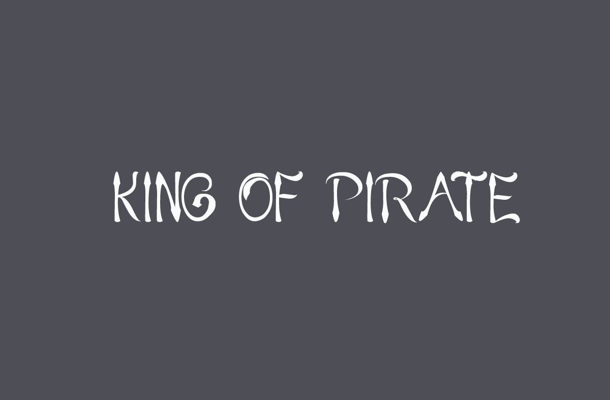 KING OF PIRATE Font - Cool Fonts Guru