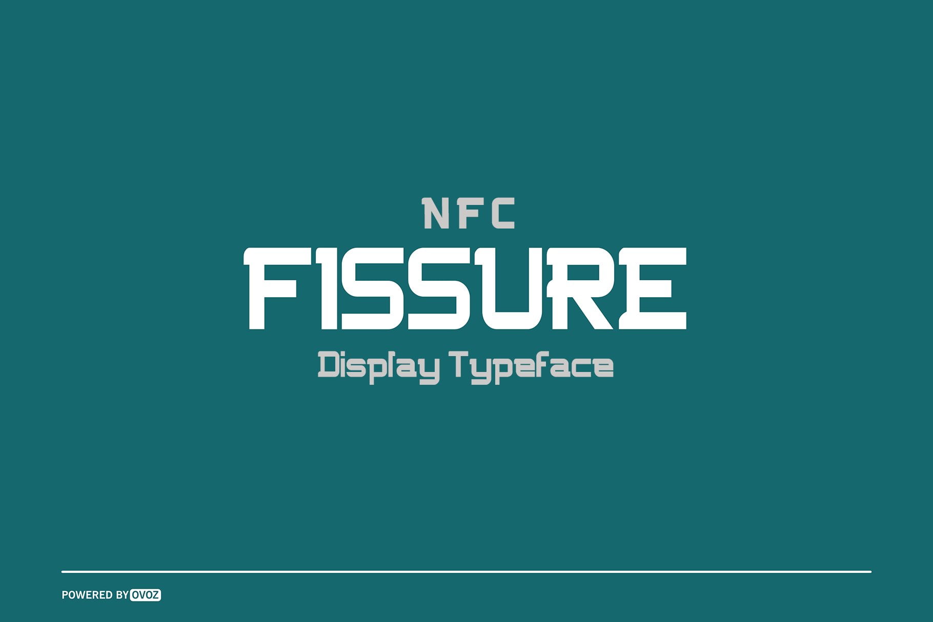 NFC FISSURE Typeface Font - Cool Fonts Guru