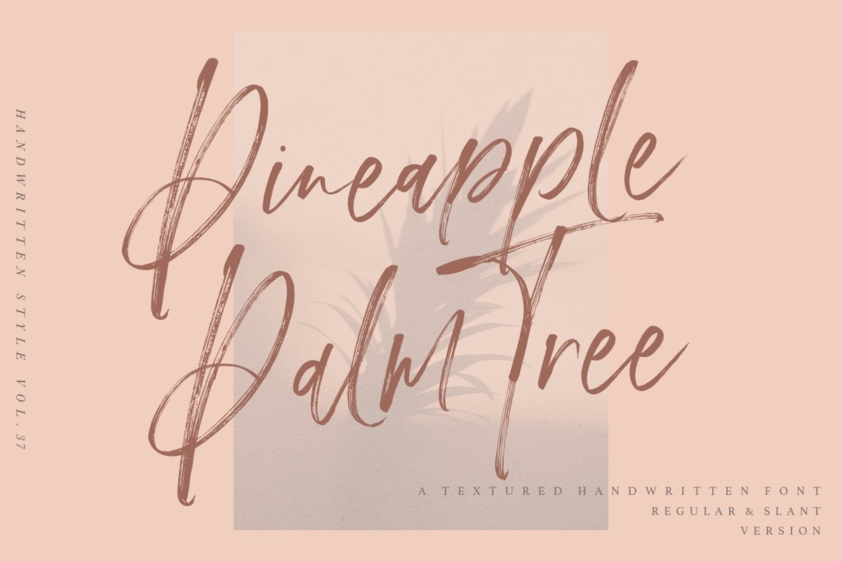 Pineapple Palm Tree Font - Cool Fonts Guru
