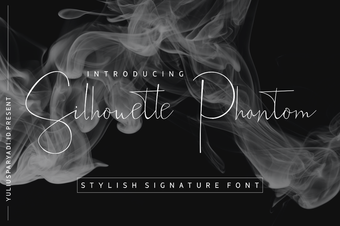 Silhouette Phantom Font - Cool Fonts Guru