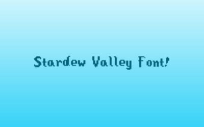 Stardew Valley Font - Cool Fonts Guru