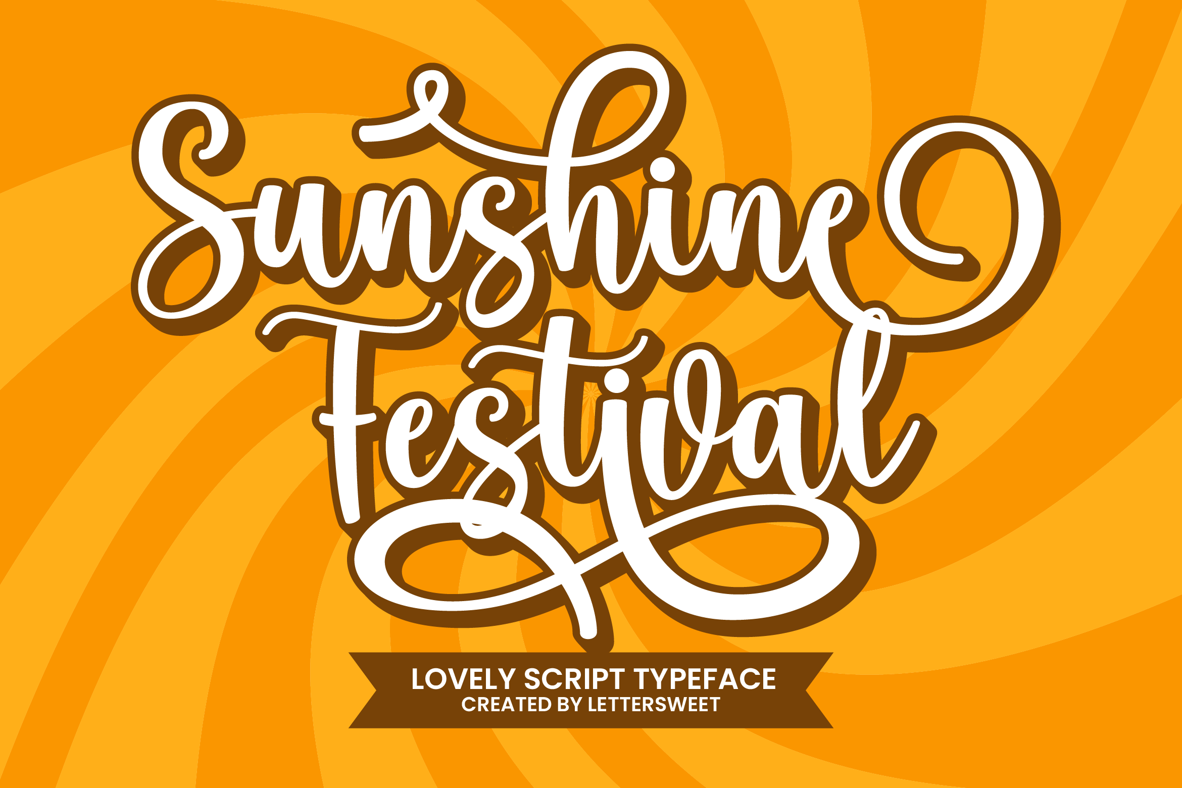 Sunshine Festival Font - Cool Fonts Guru