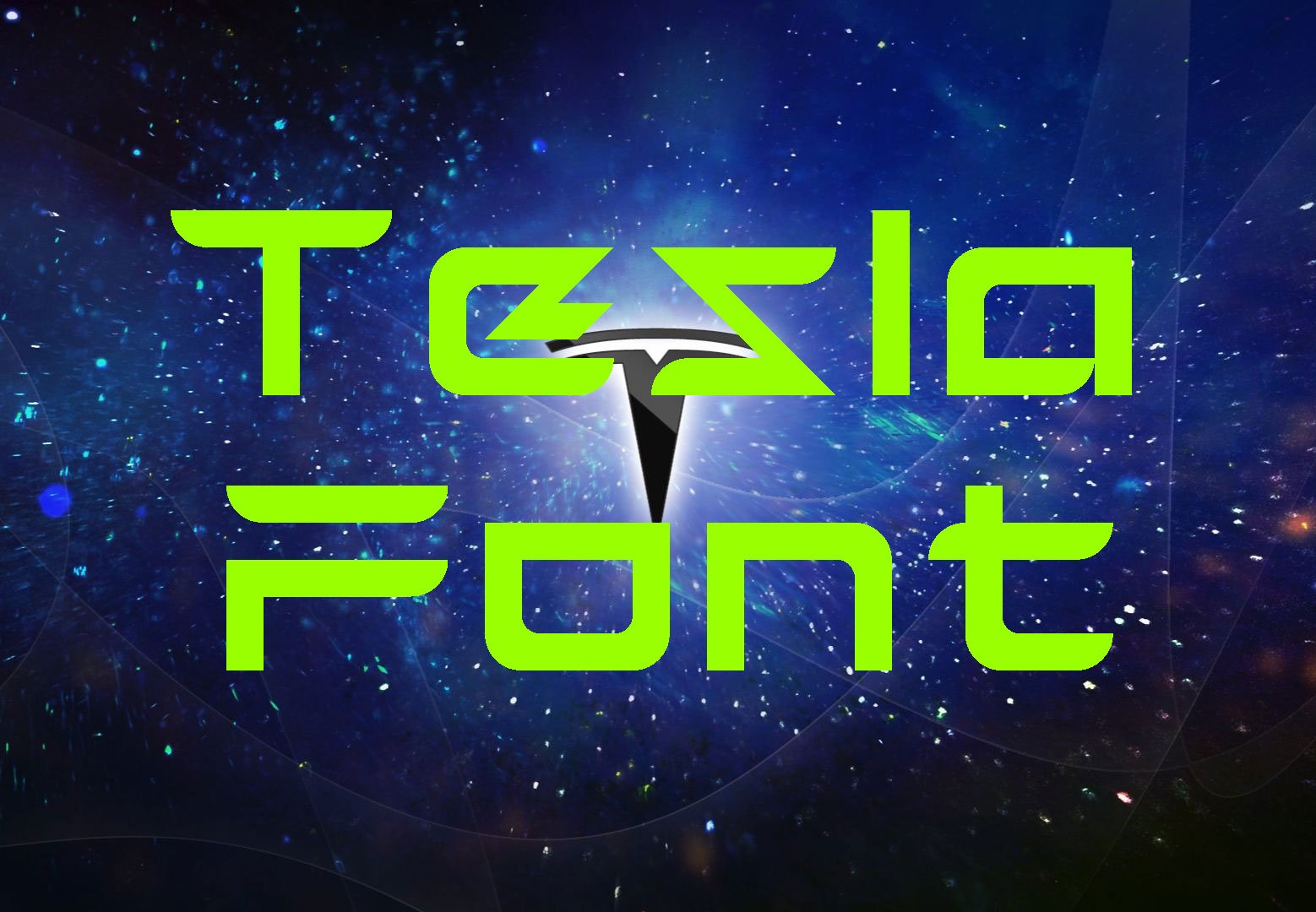 Tesla Font - Cool Fonts Guru