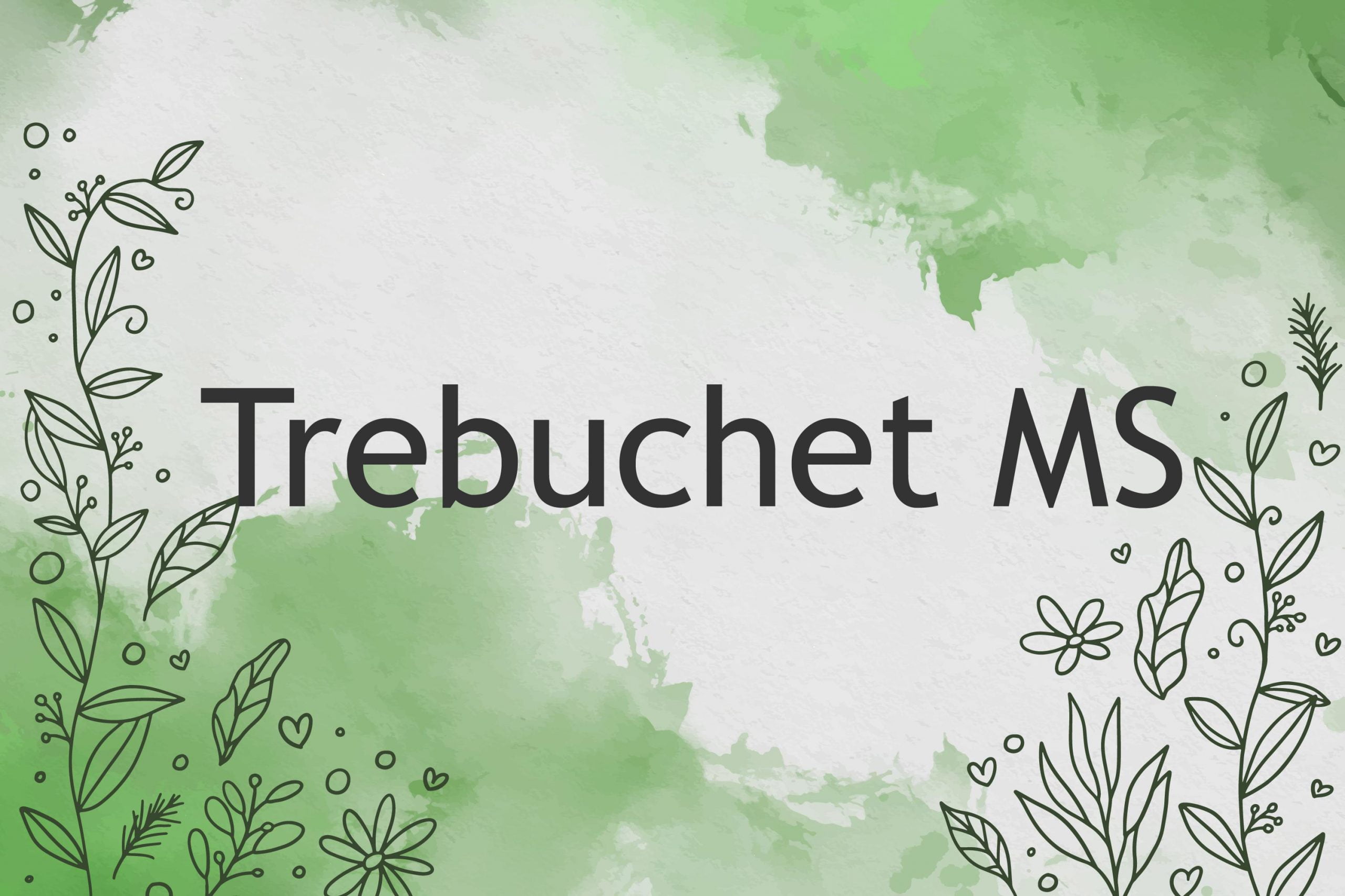 Trebuchet MS Font - Cool Fonts Guru