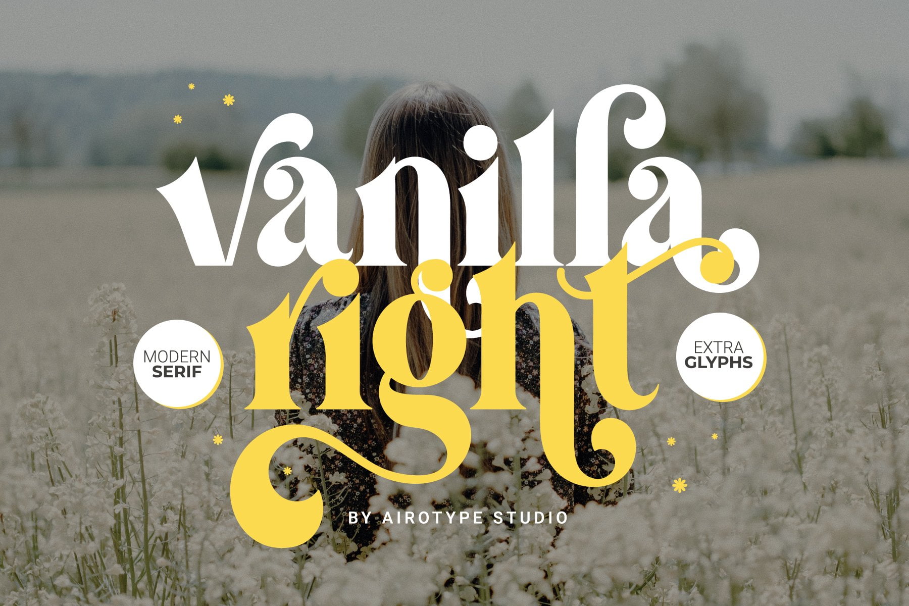 Vanilla Right Font - Cool Fonts Guru