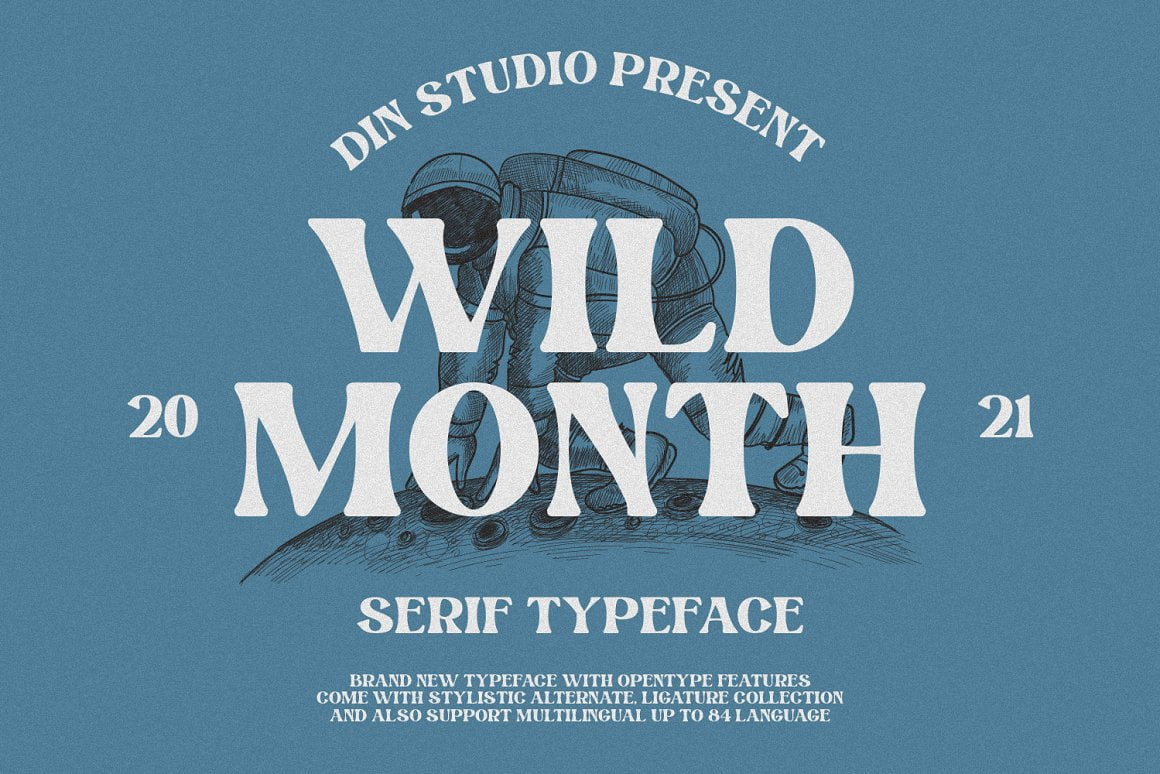 Wild Month Font - Cool Fonts Guru