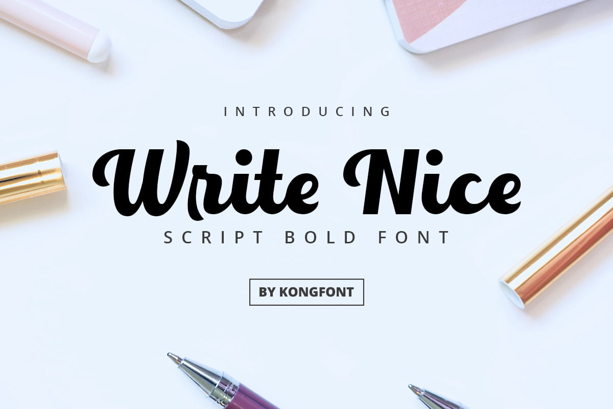 Write Nice Font - Cool Fonts Guru