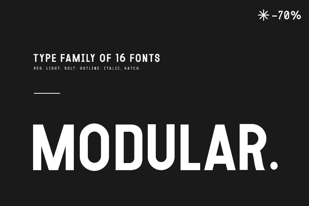 Modular Font - Cool Fonts Guru