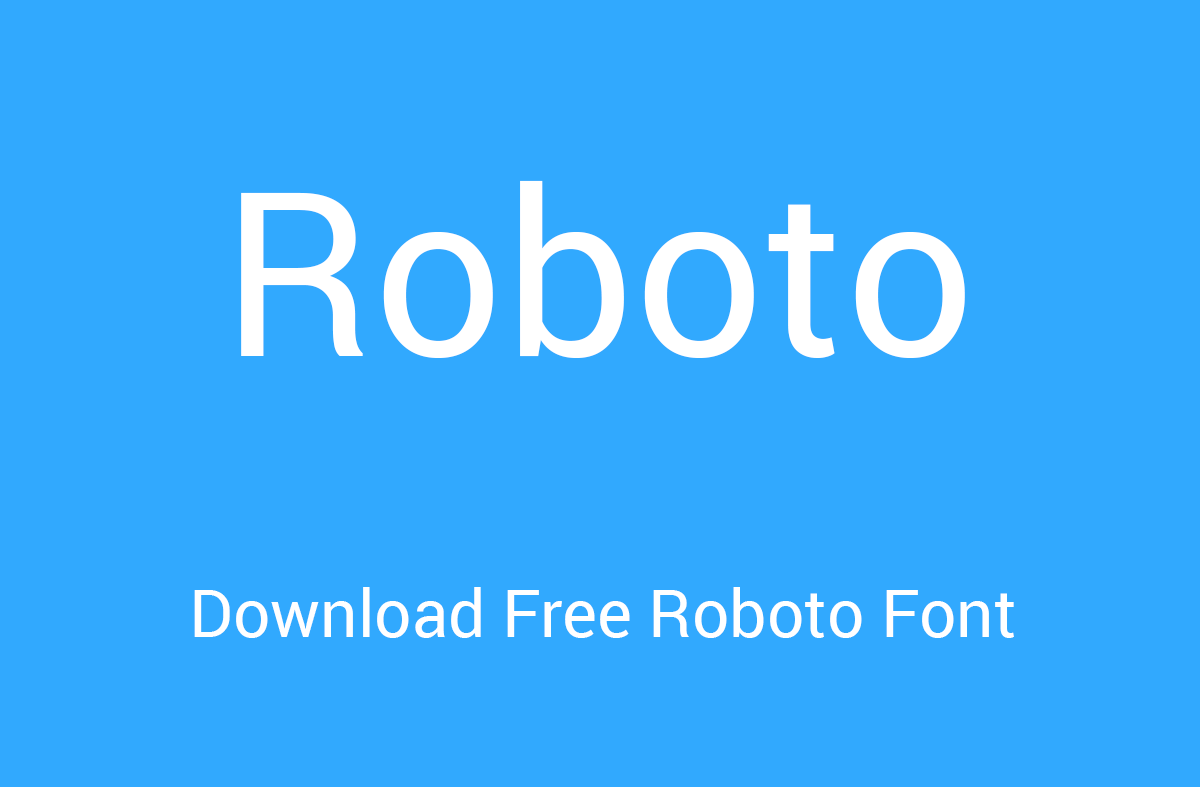 Roboto Font - Cool Fonts Guru