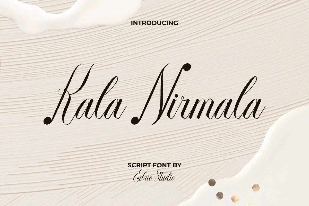 Kala Nirmala Font - Cool Fonts Guru